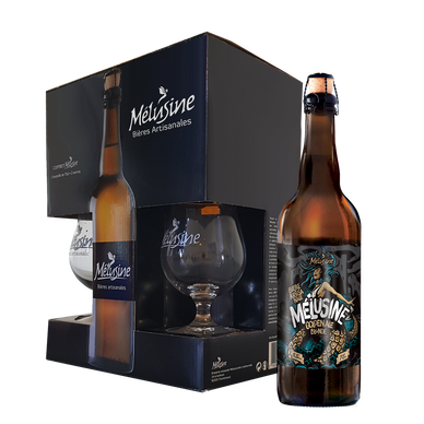 Coffret valisette Bière blonde Mélusine 6,5° 75cl+2verres - Super U ...